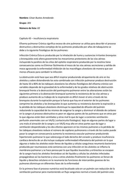 Insuficiencia Respiratoria | cesar | uDocz