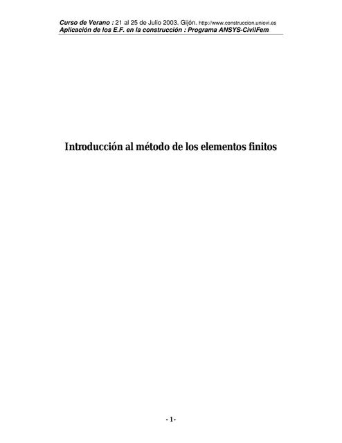 Introducción a los Elementos Finitos | Ramiro Cepeda | uDocz