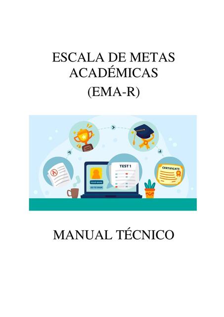 Escala de metas académicas (EMA-R) | uDocz