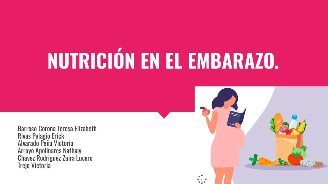 Nutrición en el Embarazo | Elizabeth Barroso | uDocz