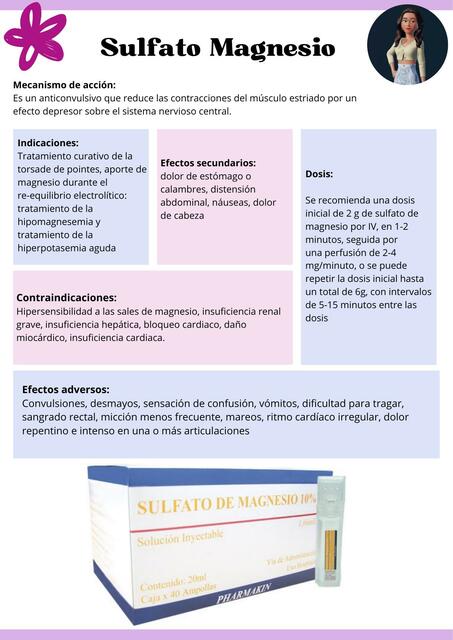 Sulfato de magnesio | Liza Stuudio | uDocz
