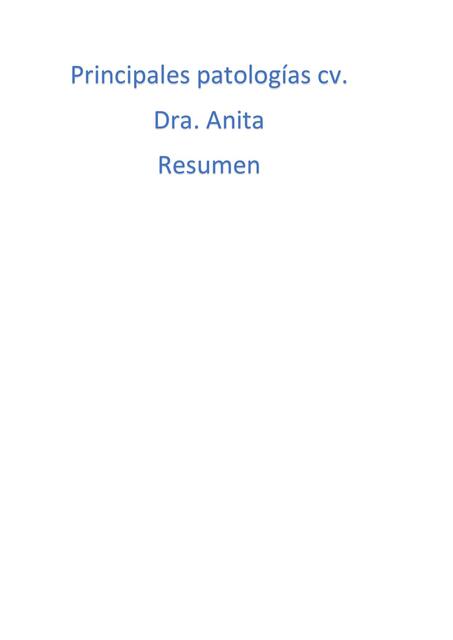 Principales patologias | Anabela Gatani | uDocz