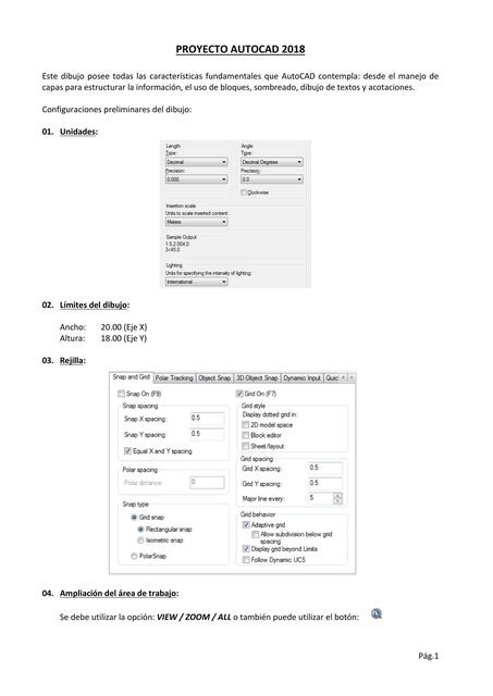 Proyecto AutoCAD 2018 | Luis Hernandez | uDocz