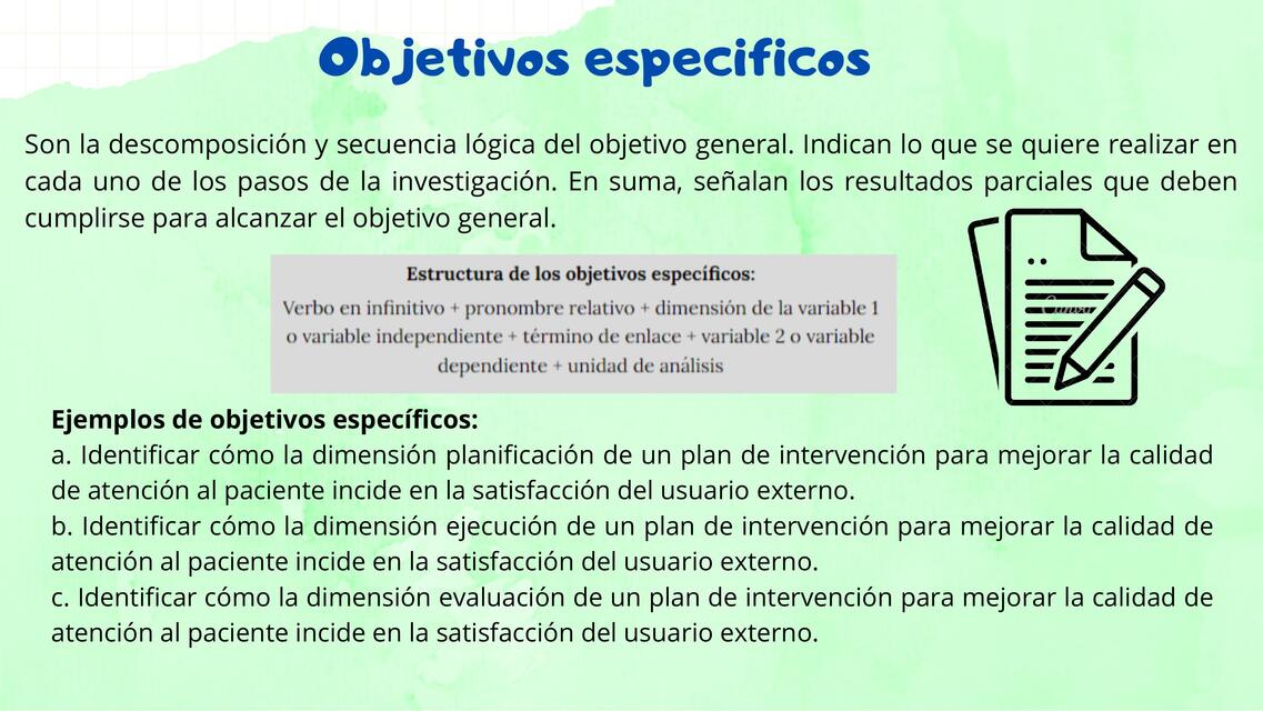 Objetivos Objetivo General De La Investigacin Y PROPOSITOS, OBJETIVOS