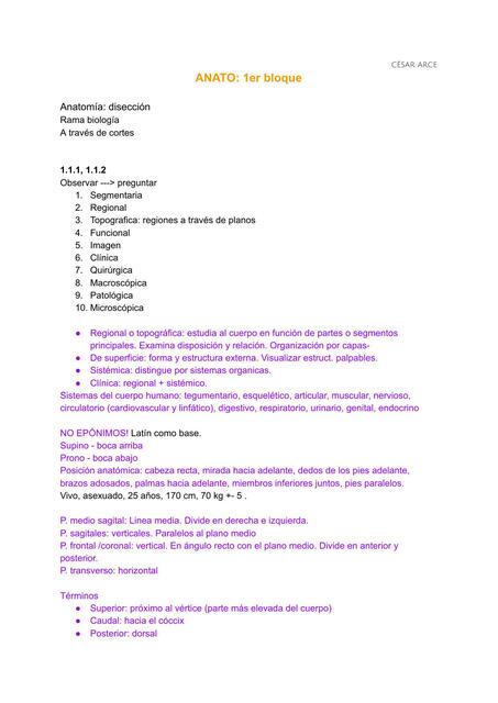 Anatomía | IOVANNY CRUZ OJEDA | uDocz