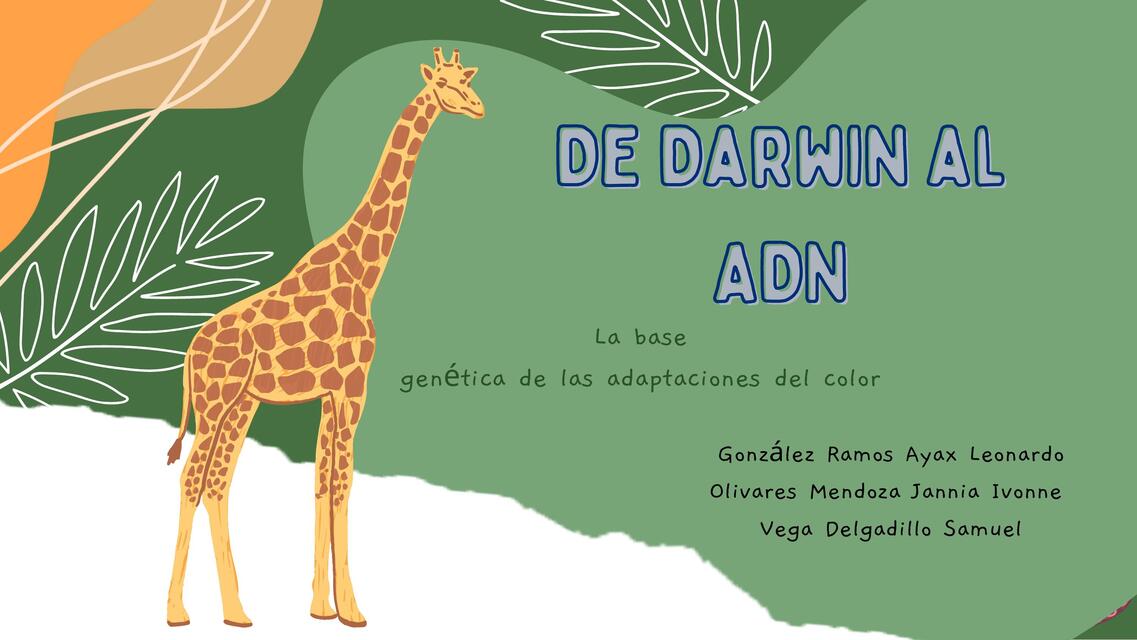 De Darwin al ADN | Jessy González | uDocz