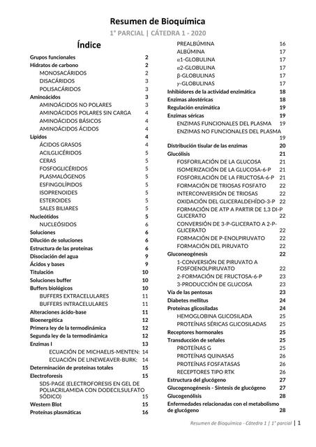 Resumen de Bioquímica | YUDOC.ORG | uDocz