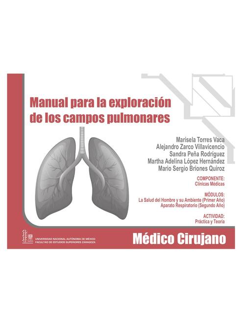 Manual para la exploración de los campos pulmonares | Brenda | uDocz