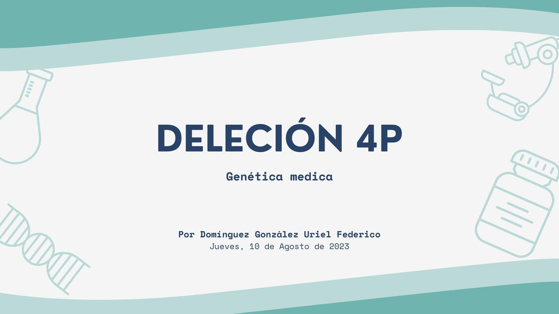 Deleción 4p | Jessy González | uDocz