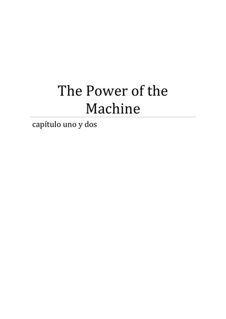 Libro: The Power of the Machine – R. A. Buchanan | Jennifer G. De La ...