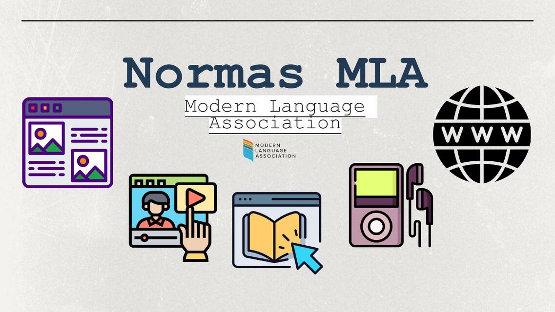 Normas del MLA Exposición grupal | Anabel Quisbert | uDocz