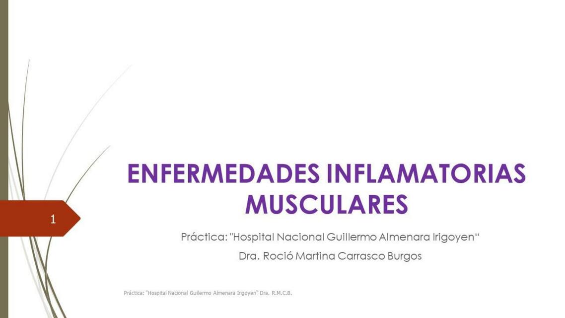 Tema 19 Enfermedades Inflamatorias Musculares - Cardiología | Piero ...