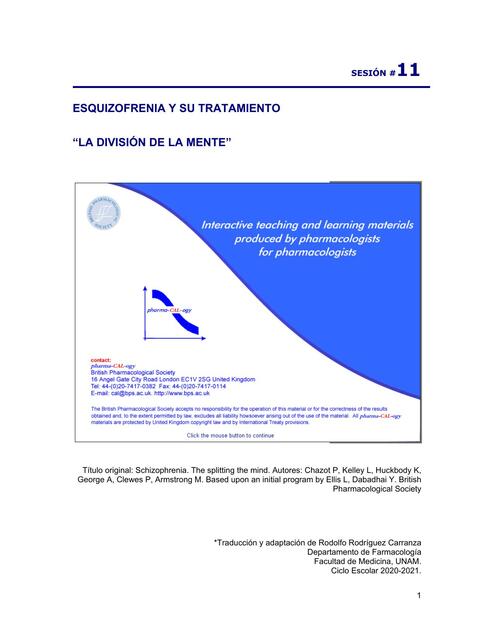 Esquizofrenia y su tratamiento practica | IOVANNY CRUZ OJEDA | uDocz