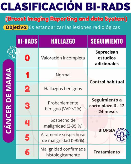 Clasificación de bi-rads | (MEDCOFFEE) | uDocz