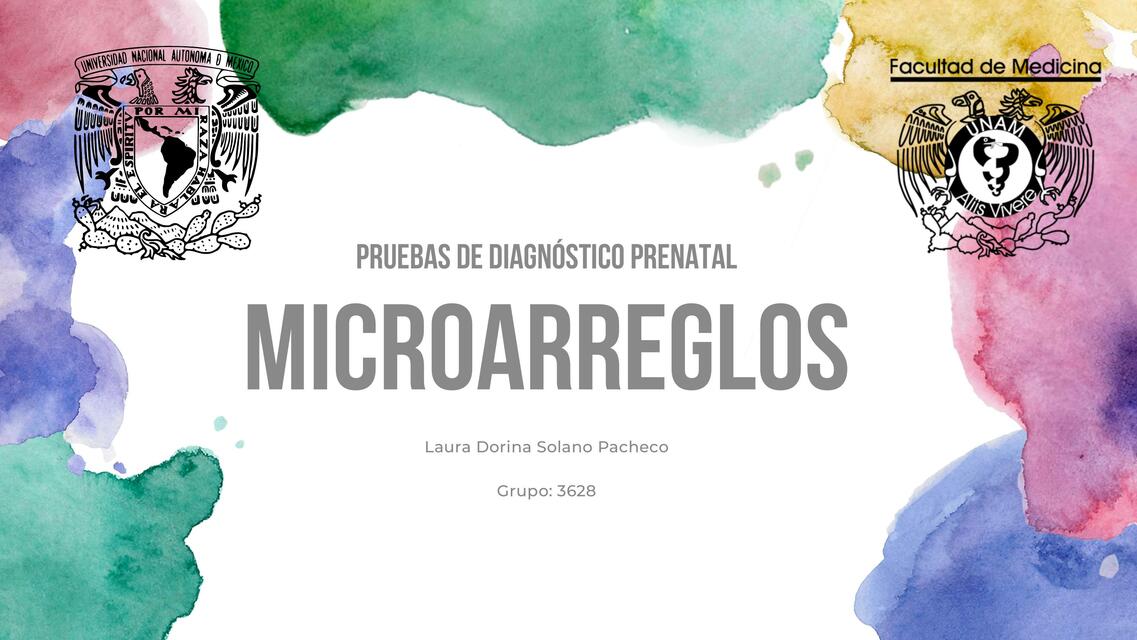 Microarreglos | Jessy González | uDocz