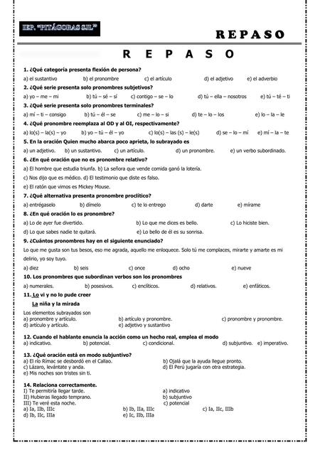 Repaso | Lalí | uDocz