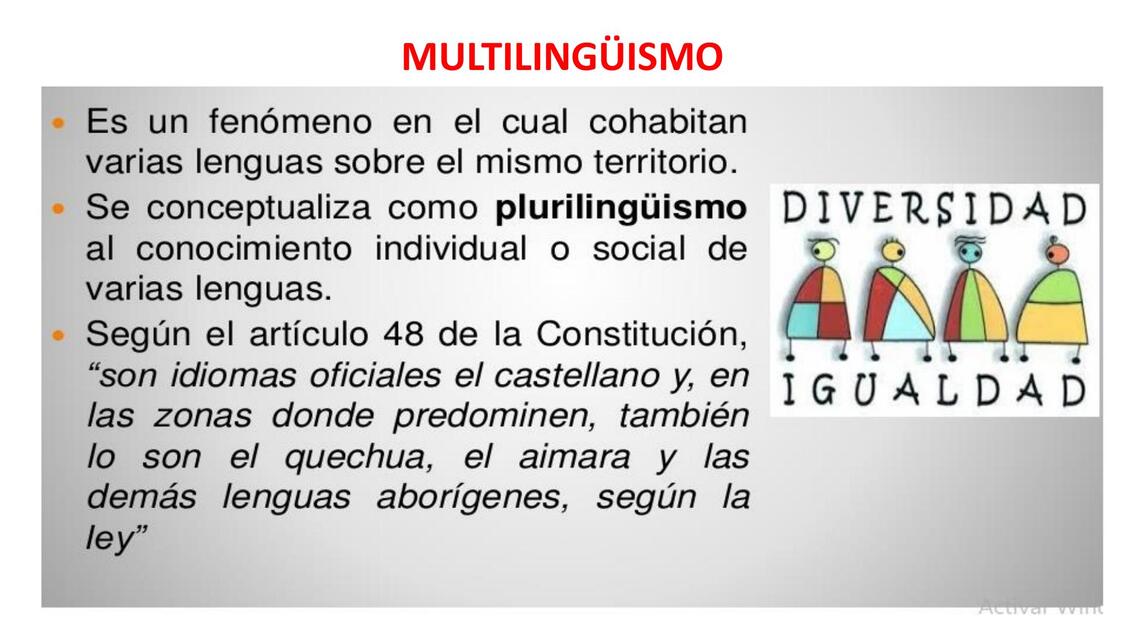 Multilingüismo | Lalí | uDocz