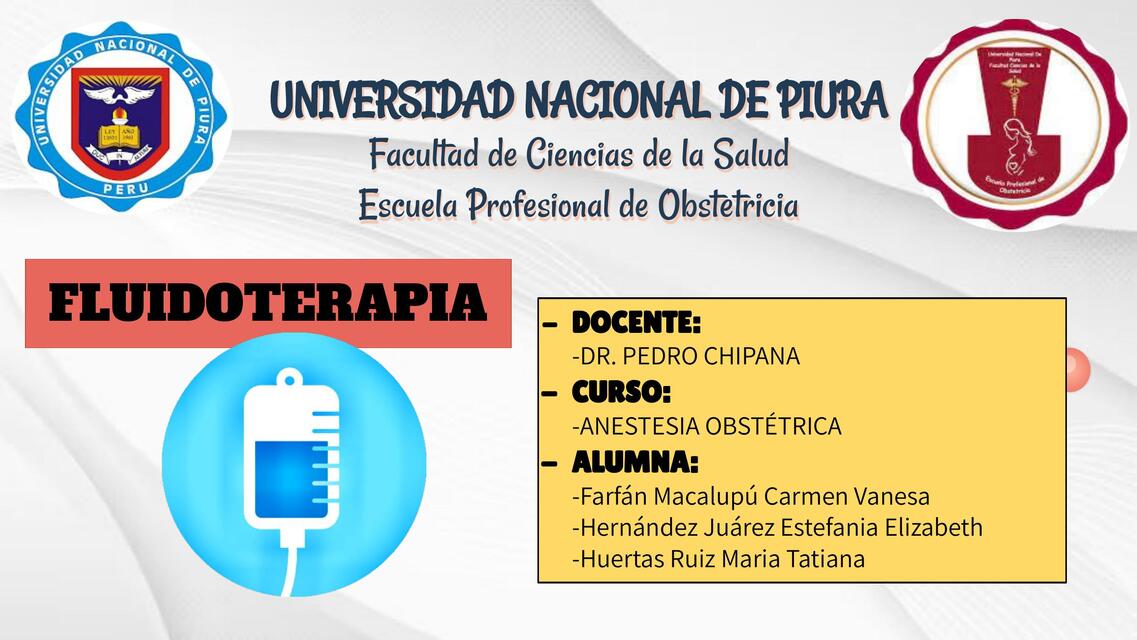 Fluidoterapia | Estefanía Hernández | uDocz