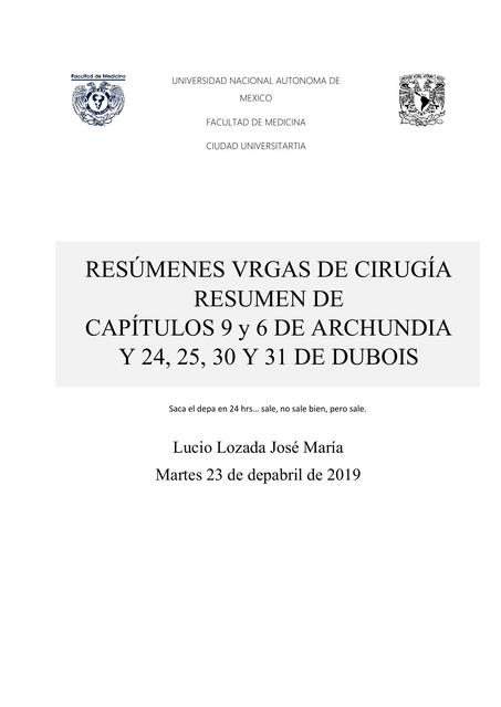 Resumen de Medicina | IOVANNY CRUZ OJEDA | uDocz