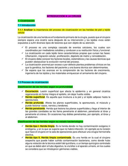 Cicatrización resumen | IOVANNY CRUZ OJEDA | uDocz