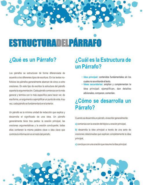 Estructura del párrafo | Jessy González | uDocz