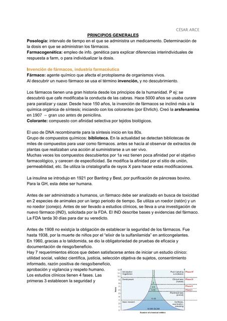 Resumen farmacología bloque 1 | IOVANNY CRUZ OJEDA | uDocz