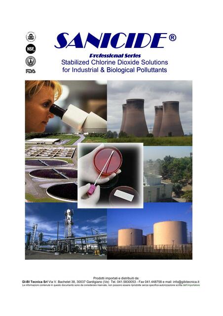 Stabilized Chlorine Dioxide Solutions | Médicos del | uDocz