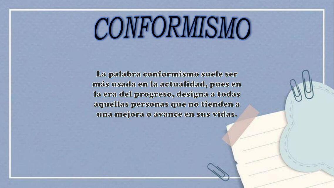 Conformismo | Dani | uDocz