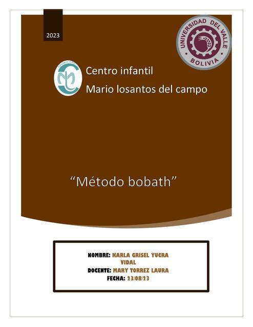 Método Bobath | Karla Yucra | uDocz