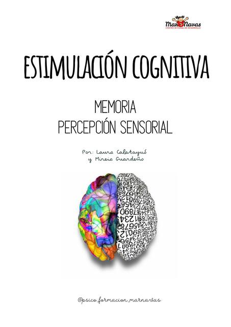 Estimulación Cognitiva Memoria y Percepción | DARLIN EDITH MESONES MANAYALLE | uDocz