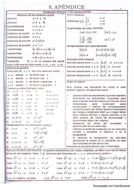 FORMULARIO DE CALCULO 1 | CCINGENIERIACC | uDocz