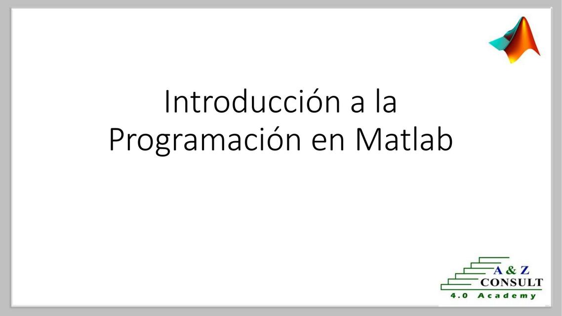Introducción programación Matlab | Apuntes de Ingenieria Civil | uDocz