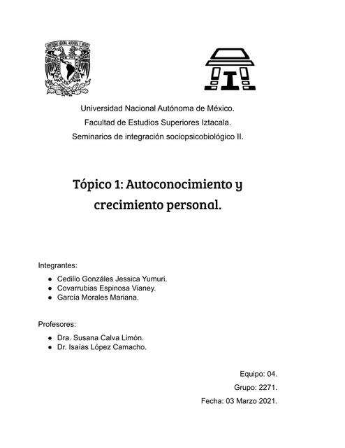 Autoconocimiento y Crecimiento Personal | Angélica Mena | uDocz