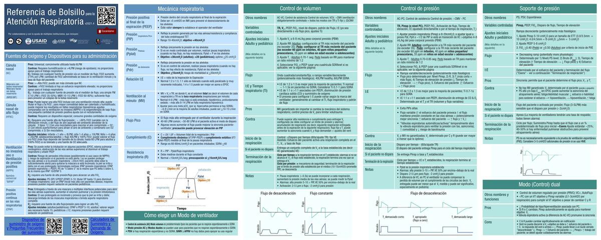 Referencia de Bolsillo para la Atención Respiratoria | Angélica Mena ...
