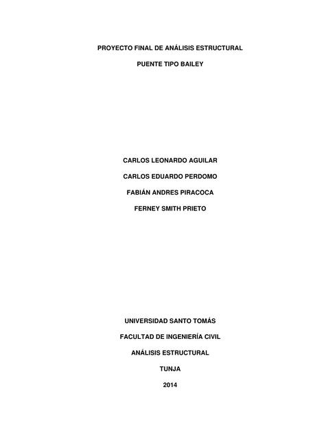 Proyecto Final de Análisis Estructural | Heidy guzman poveda | uDocz
