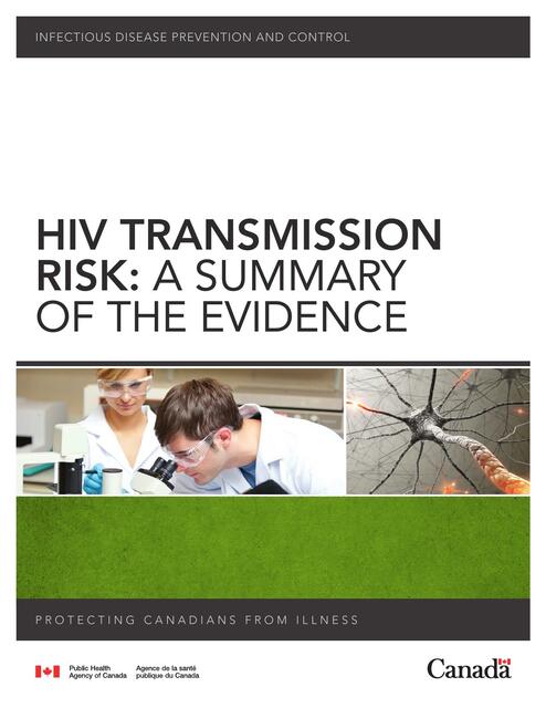 HIV transmission risk: a summary of the evidence | Angélica Mena | uDocz