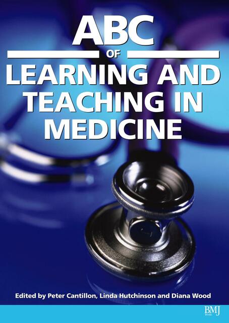 ABC of Learning Teaching in Medicine | Angélica Mena | uDocz
