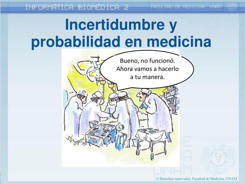 Incertidumbre y probabilidad en medicina | IOVANNY CRUZ OJEDA | uDocz
