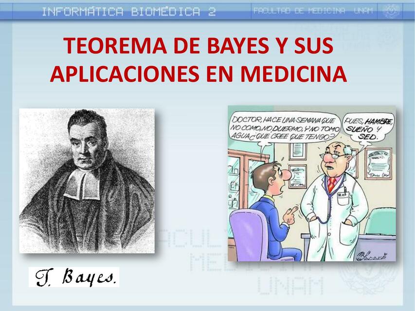 Teorema de Bayes y sus Aplicaciones en Medicina | IOVANNY CRUZ OJEDA ...