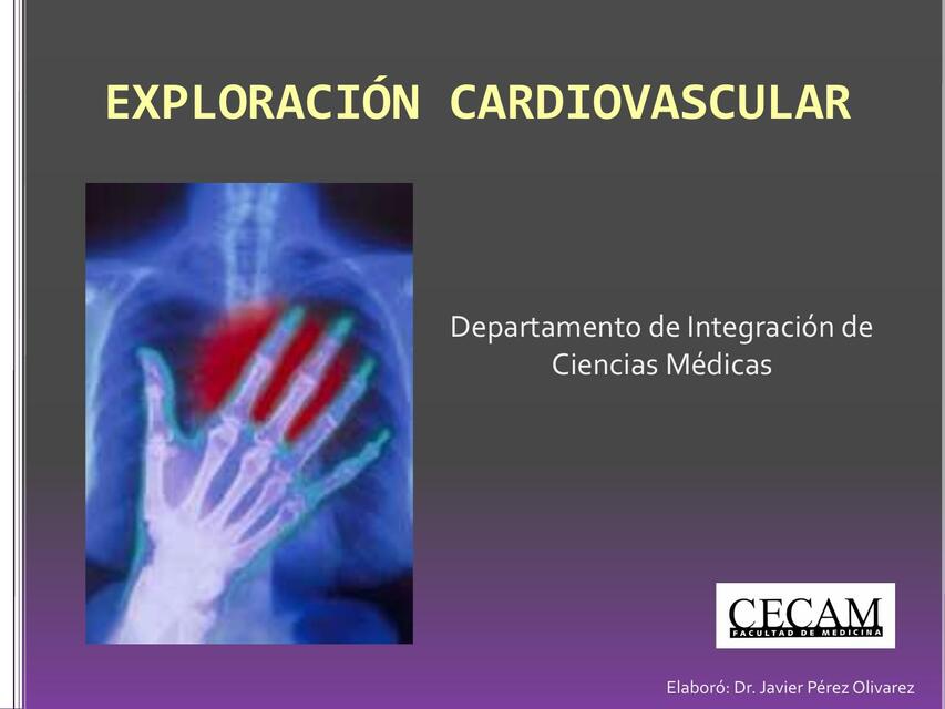 Exploración de la región precordial | IOVANNY CRUZ OJEDA | uDocz