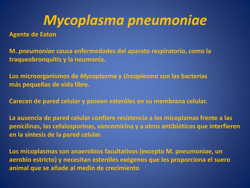 Mycoplasma Pneumoniae | IOVANNY CRUZ OJEDA | uDocz