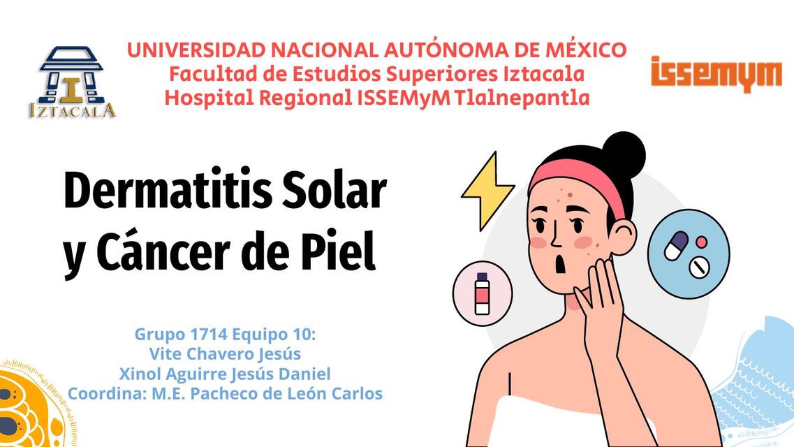 Dermatitis Solar y Cáncer de piel | Angélica Mena | uDocz