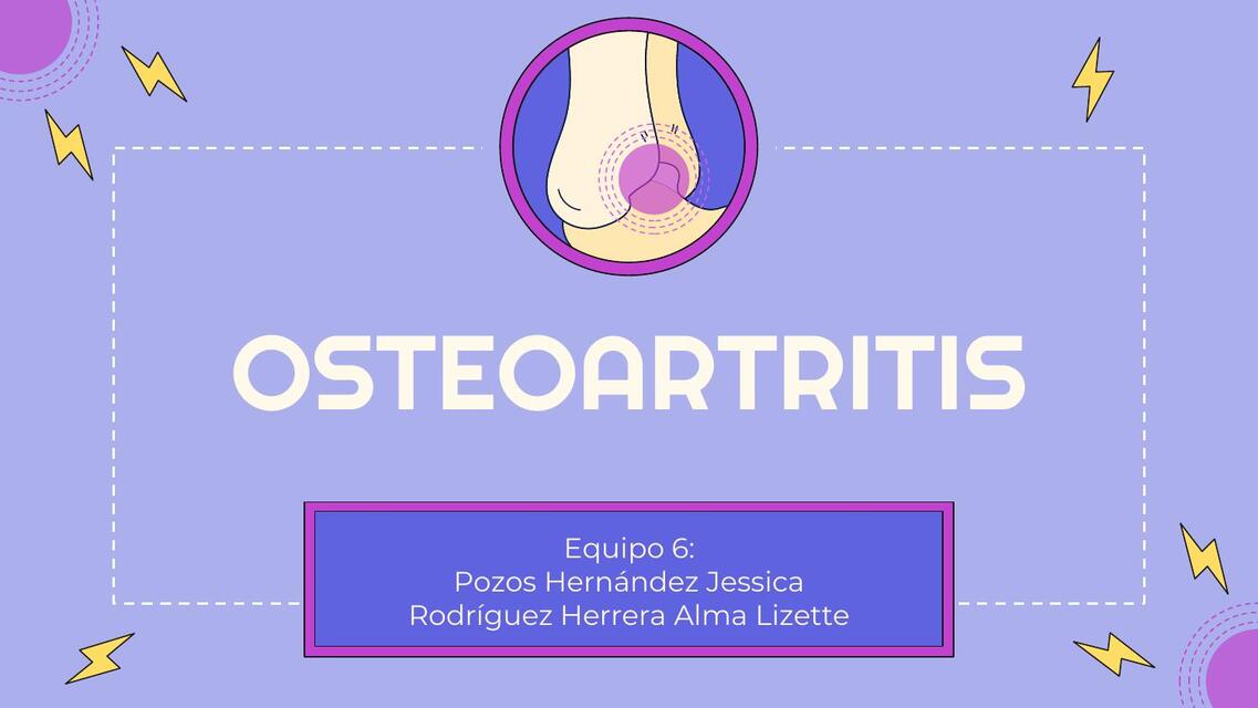Osteoartritis | Angélica Mena | uDocz