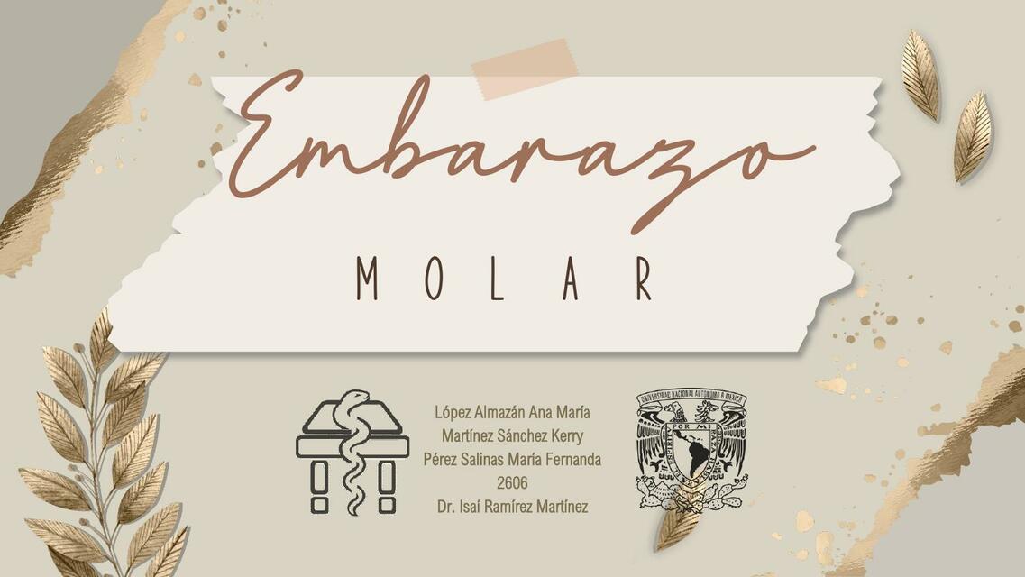 EMBARAZO MOLAR | Angélica Mena | uDocz