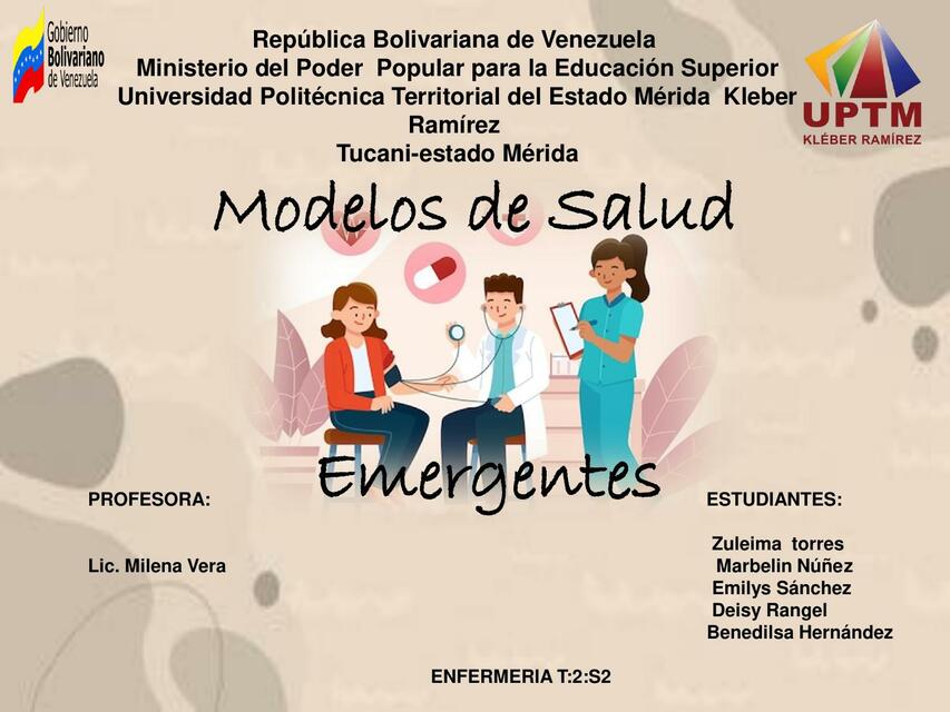 Modelos de salud emergentes | Emilys Sanchez | uDocz