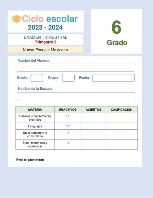 Examen DiagnÓstico Sexto Grado 2019 2020 Página 15 Imagenes Educativas 8996