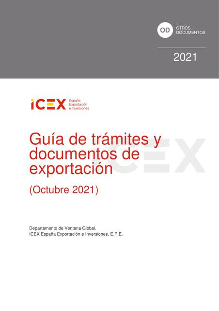 Guía de Tramites y Documentos de Exportación | Grace | uDocz