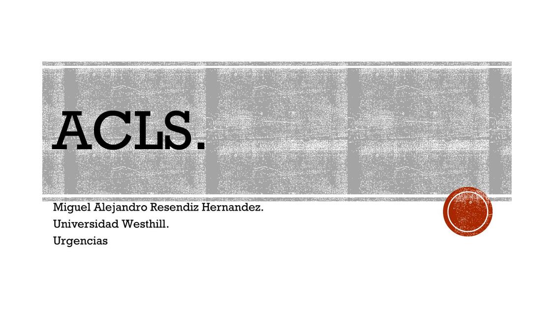 ACLS | Angélica Mena | uDocz