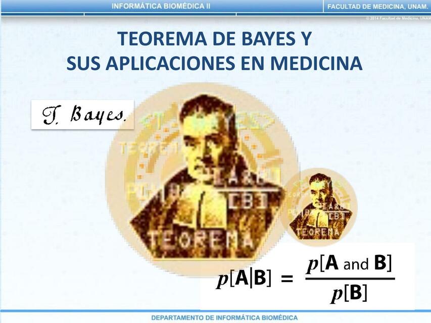 TEOREMA DE BAYES Y SUS APLICACIONES EN MEDICINA | IOVANNY CRUZ OJEDA ...