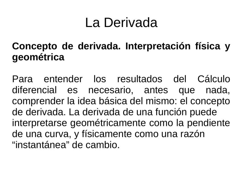 Derivadas | apuntesdeingenieria | uDocz Derivadas | apuntesdeingenieria | uDocz
